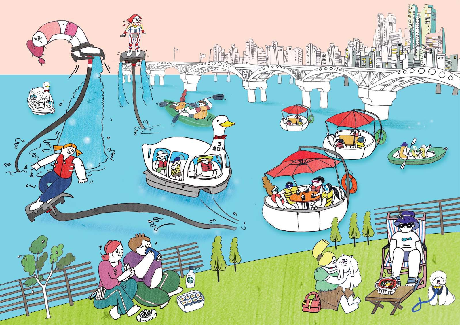 Seoul Fashion Accessories Brand "the gil" signature illustration ...