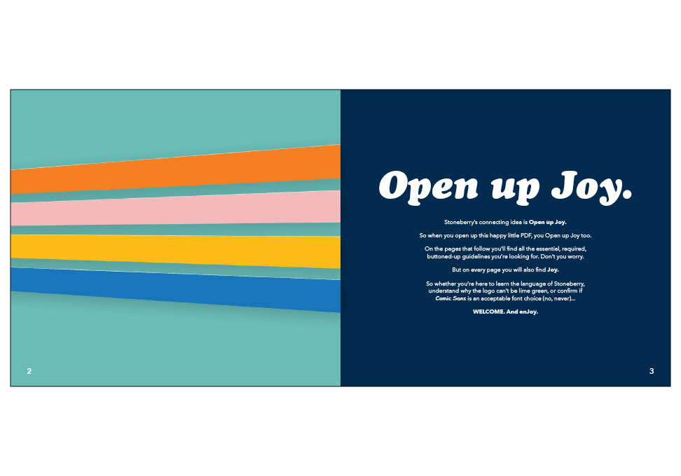 Stoneberry Brand Guidelines - Graphis Portfolio